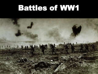 Battles of WW1 visual presentations | PPTX