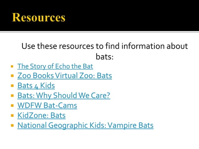 Batty About Bats! | PPTX