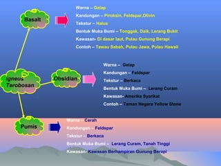 Geografi form1 bentuk muka bumi | PPT