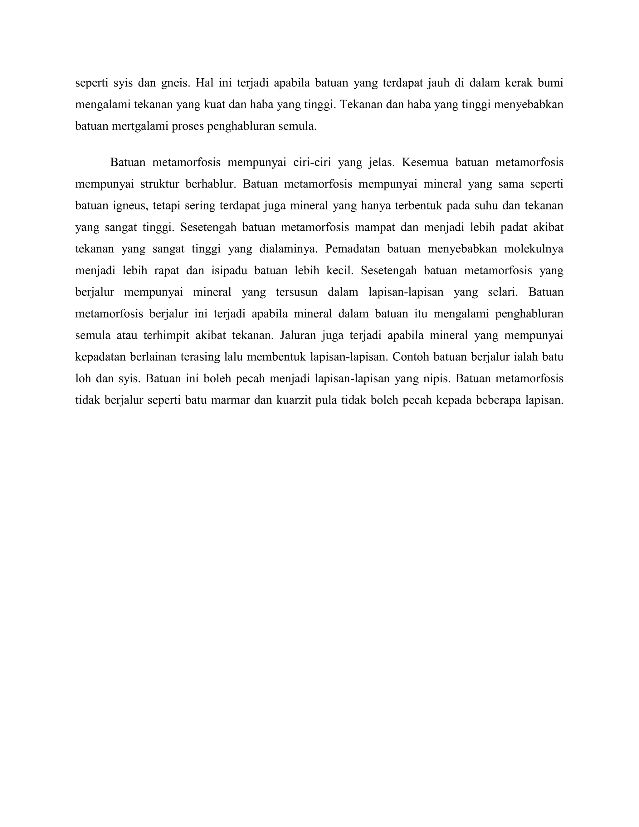 Nota Geografi : Batuan | DOCX