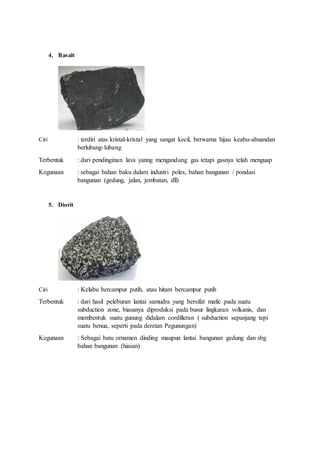 Batuan beku metamorf sedimen | DOCX