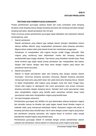 Batuan piroklastik | PDF