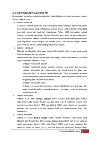 Batuan piroklastik | PDF