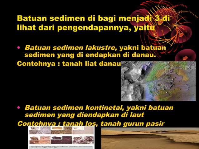 Batuan sedimen | PPT