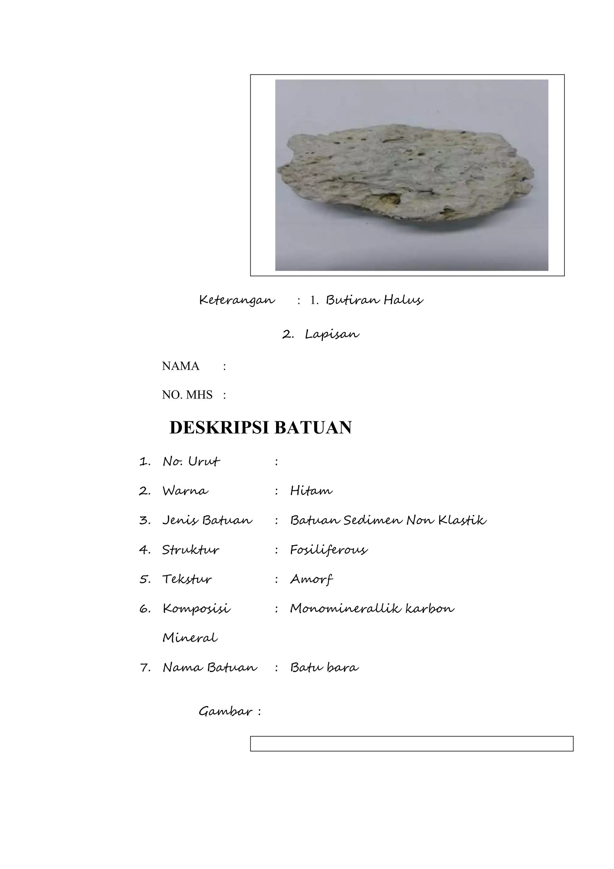 Batuan sedimen | DOCX