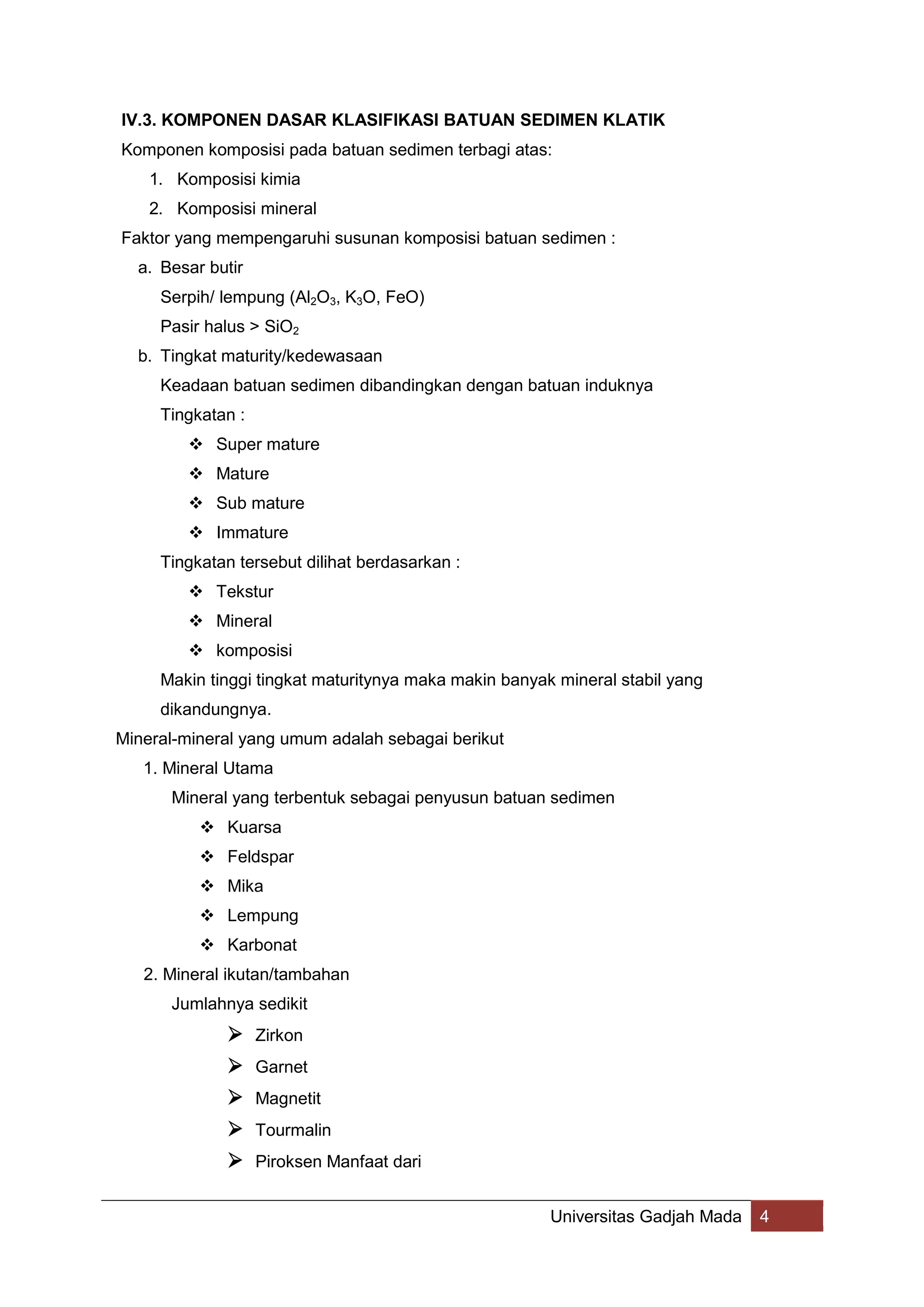 Batuan sedimen klastik | PDF