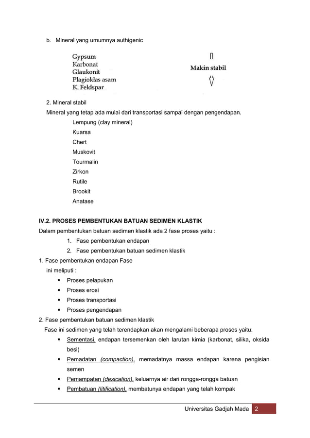Batuan sedimen klastik | PDF | Geology | Science
