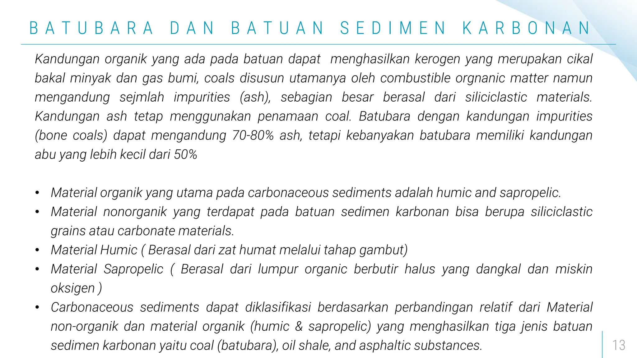 Batuan Sedimen Lainnya - Sedimentologi | PDF