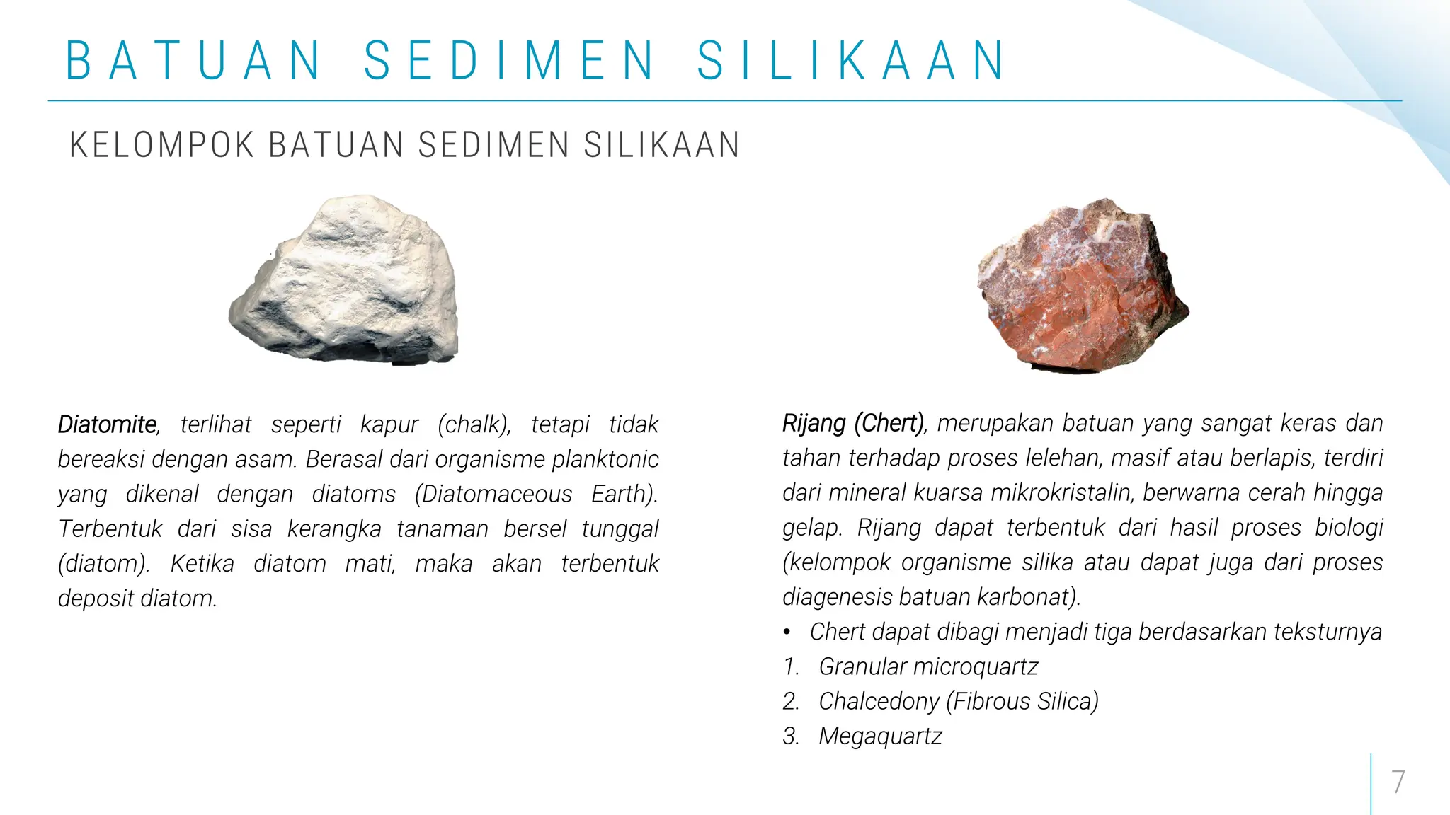 Batuan Sedimen Lainnya - Sedimentologi | PDF
