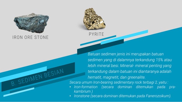Batuan Sedimen Lainnya - Sedimentologi | PDF