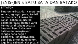 Batu bata dan batako | PPTX