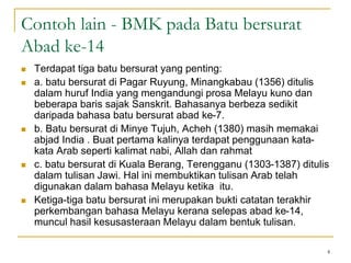 Bahasa Melayu Kuno pada Batu Bersurat | PPT