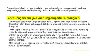 BATU EMPEDU cholelithiasis laparoscopy batu empedu | PPTX