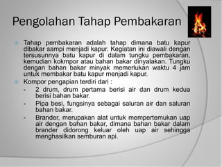 BATU KAPUR - BAHAN GALIAN INDUSTRI - BONITA | PDF