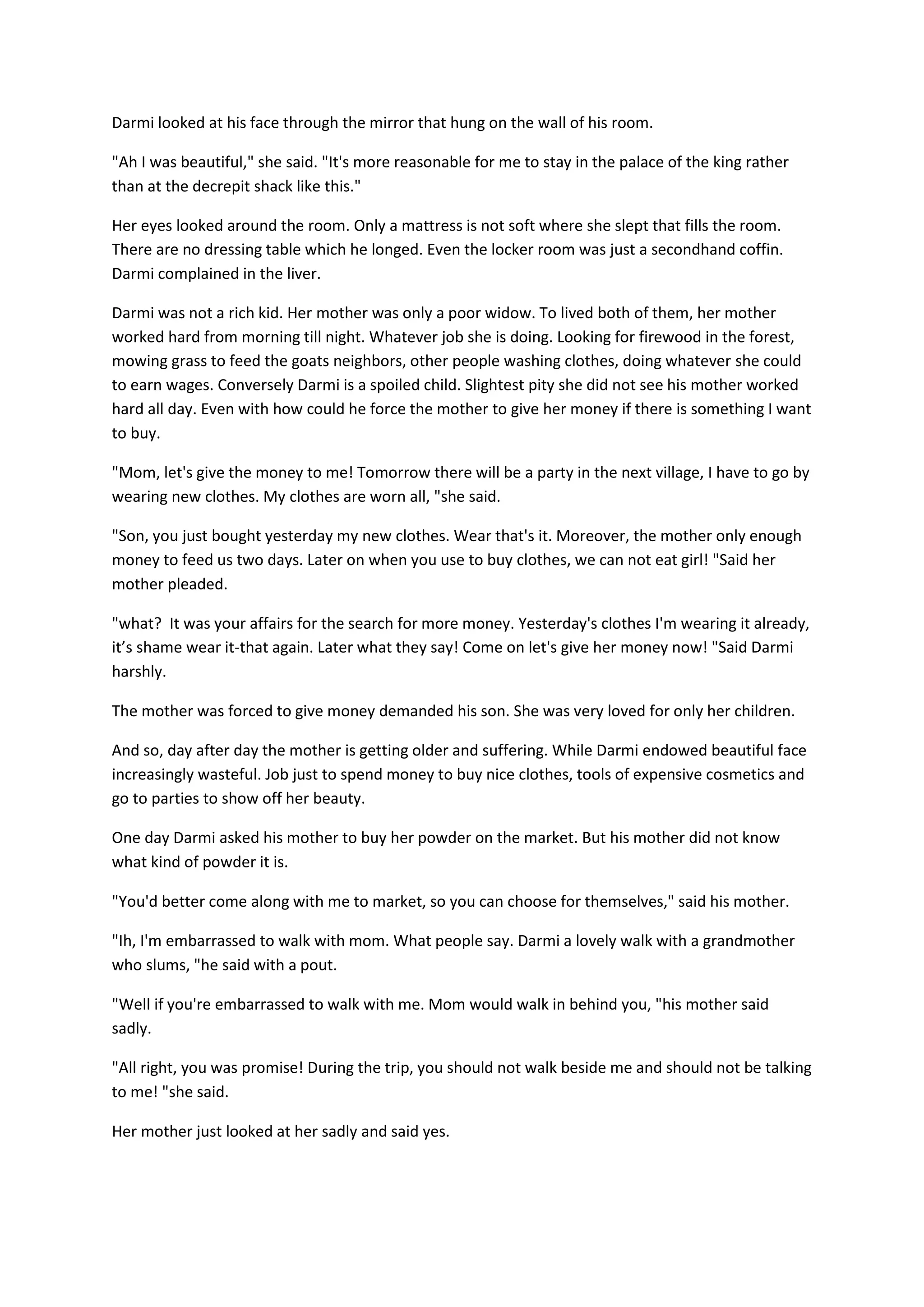 Batu menangis English Version | DOCX