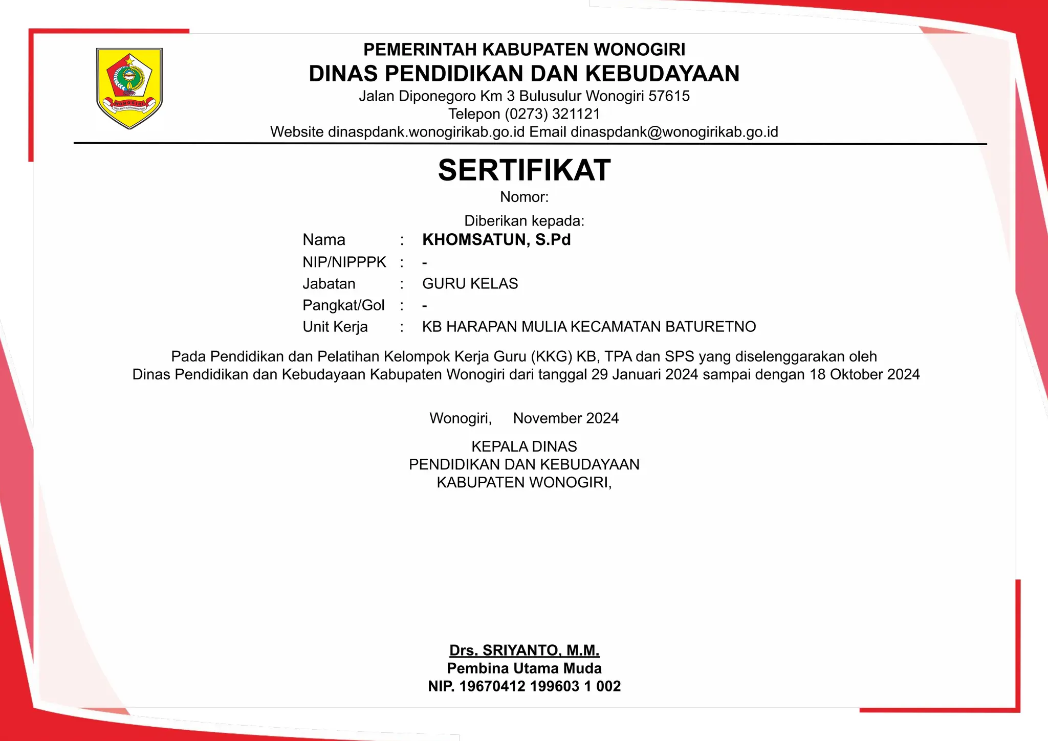 BATURETNO KHOMSATUN, S.Pd KB HARAPAN MULIA KECAMATAN BATURETNO.pdf