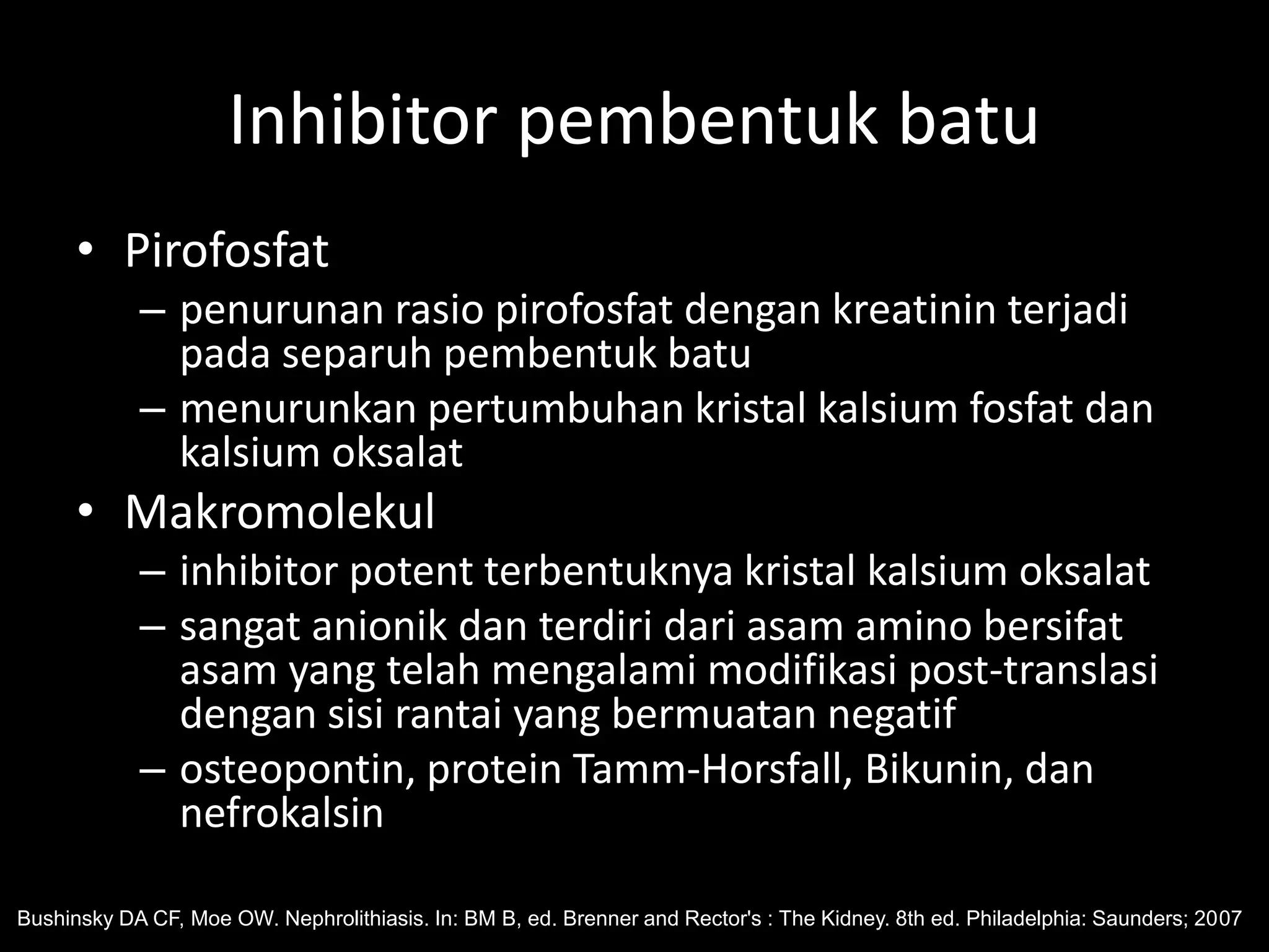 Batu saluran kemih | PPTX