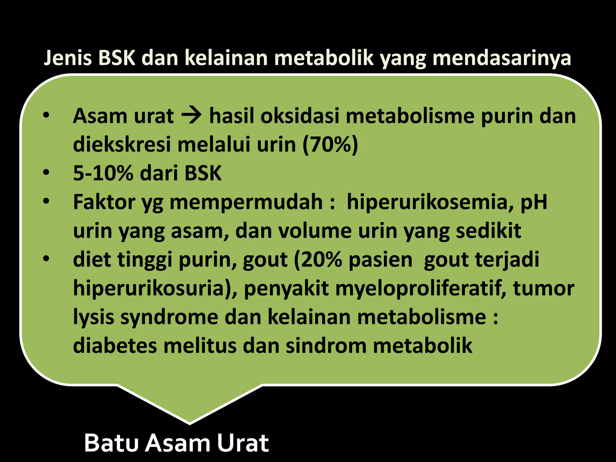 Batu saluran kemih | PPTX