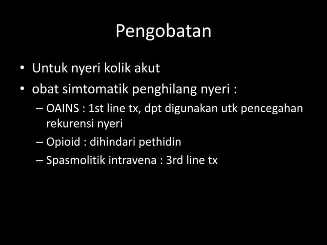 Batu saluran kemih | PPTX