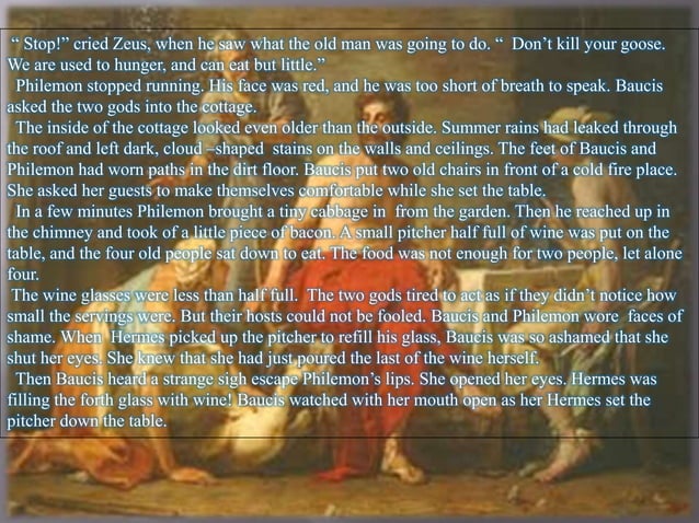 Baucis and philemon powerpoint pres. | PPTX