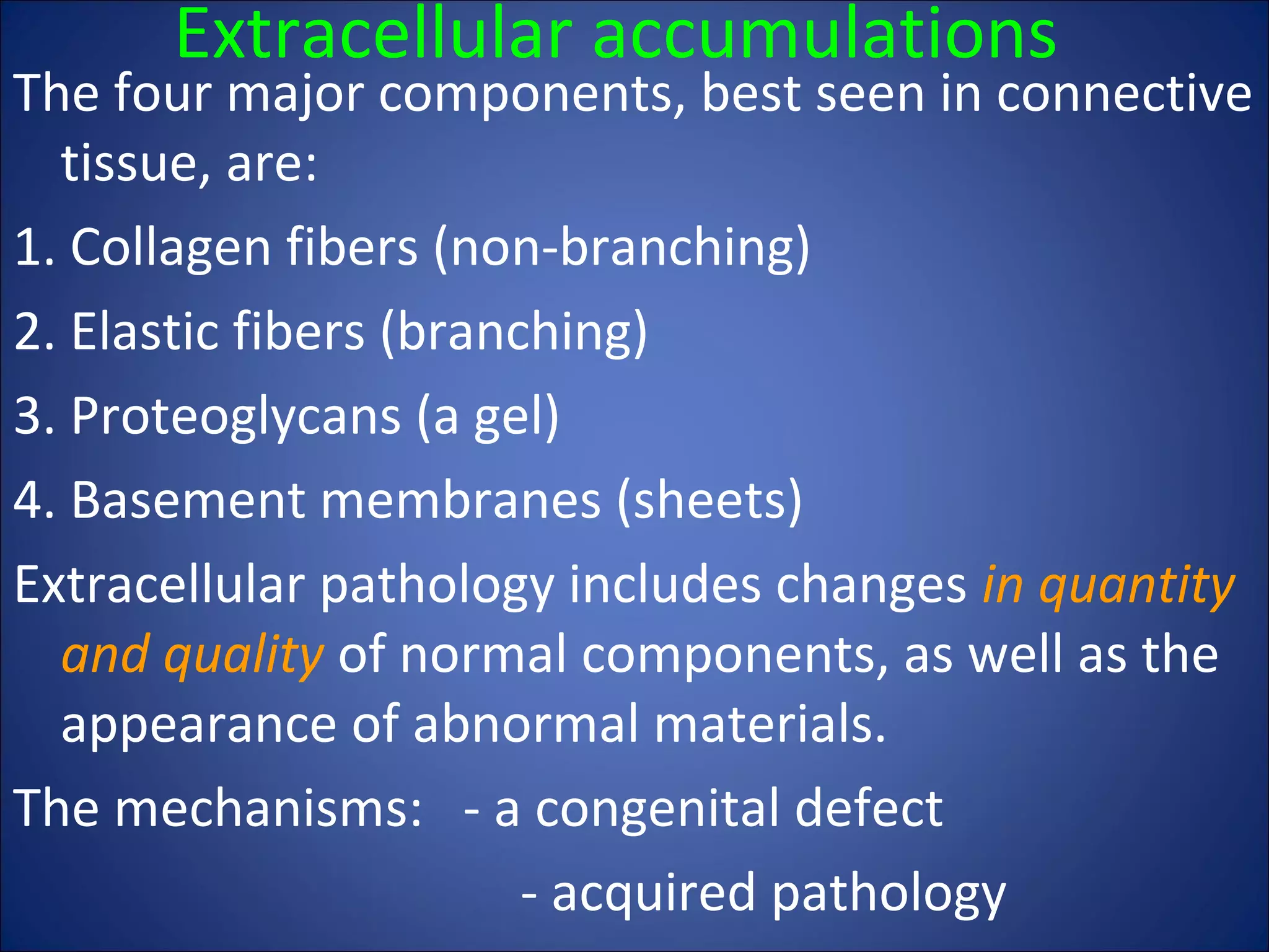 Cell injury. intracellular extracellular accumulation | PPT