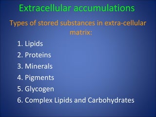 Cell injury. intracellular extracellular accumulation | PPT