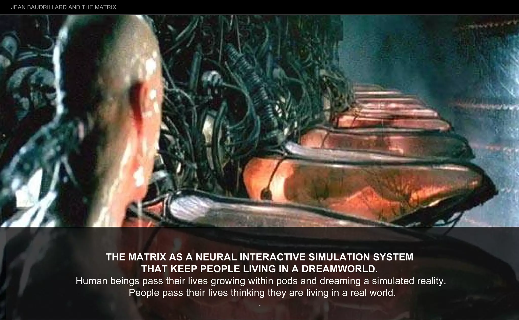 Baudillard and The Matrix | PPT