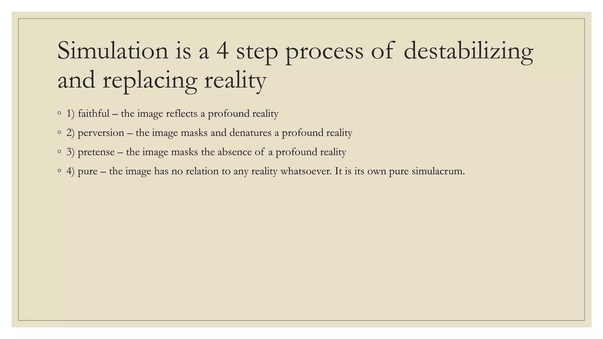 Baudrillard – media theory | PPTX