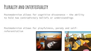 Baudrillard pomo and st %2 f d83 | PPTX | History | Genres