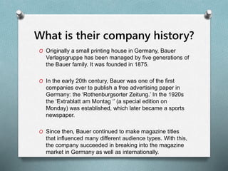 Bauer Media Group | PPT