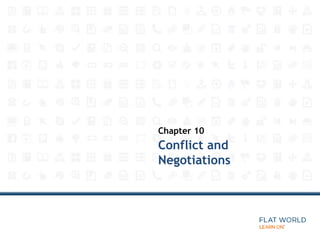 CONFLICT AND NEGOTATIONS | PPTX