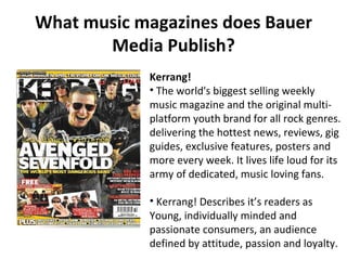 Bauer media | PPT