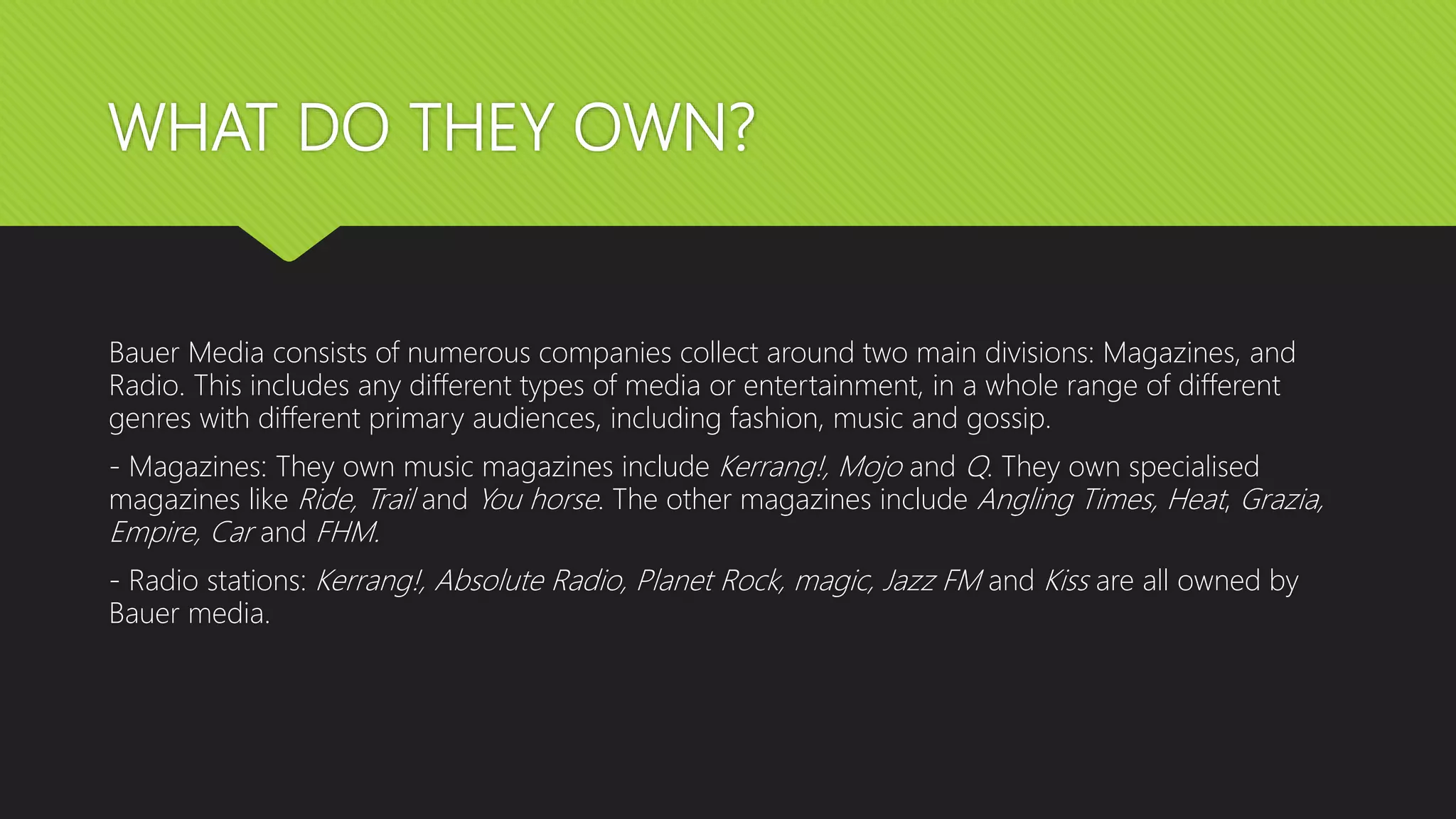 Bauer media - research | PPTX