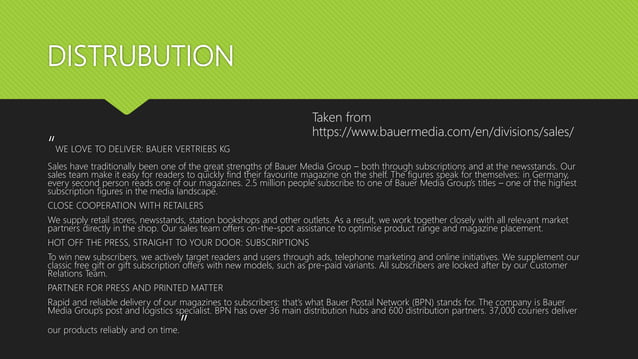 Bauer media - research | PPTX