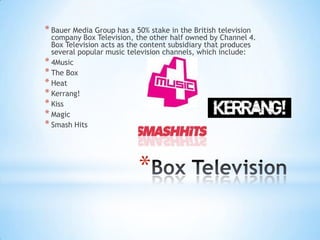 Bauer Media Group | PPT