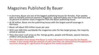 Bauer media group | PPTX