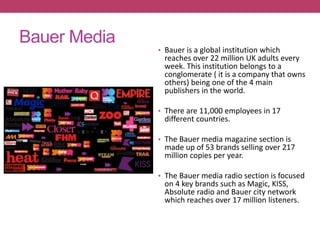 Bauer Media Research | PPTX | Media Industry | Industries