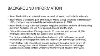 Bauer Media Research | PPTX