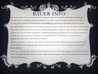 Bauer research | PPT