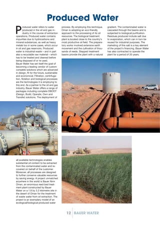 BAUER Water Brochure | PDF