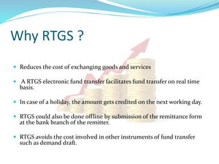RTGS REAL TIME GROSS SETTLEMENT | PPTX