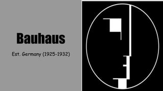 The history of Bauhaus art school presentation | PPT