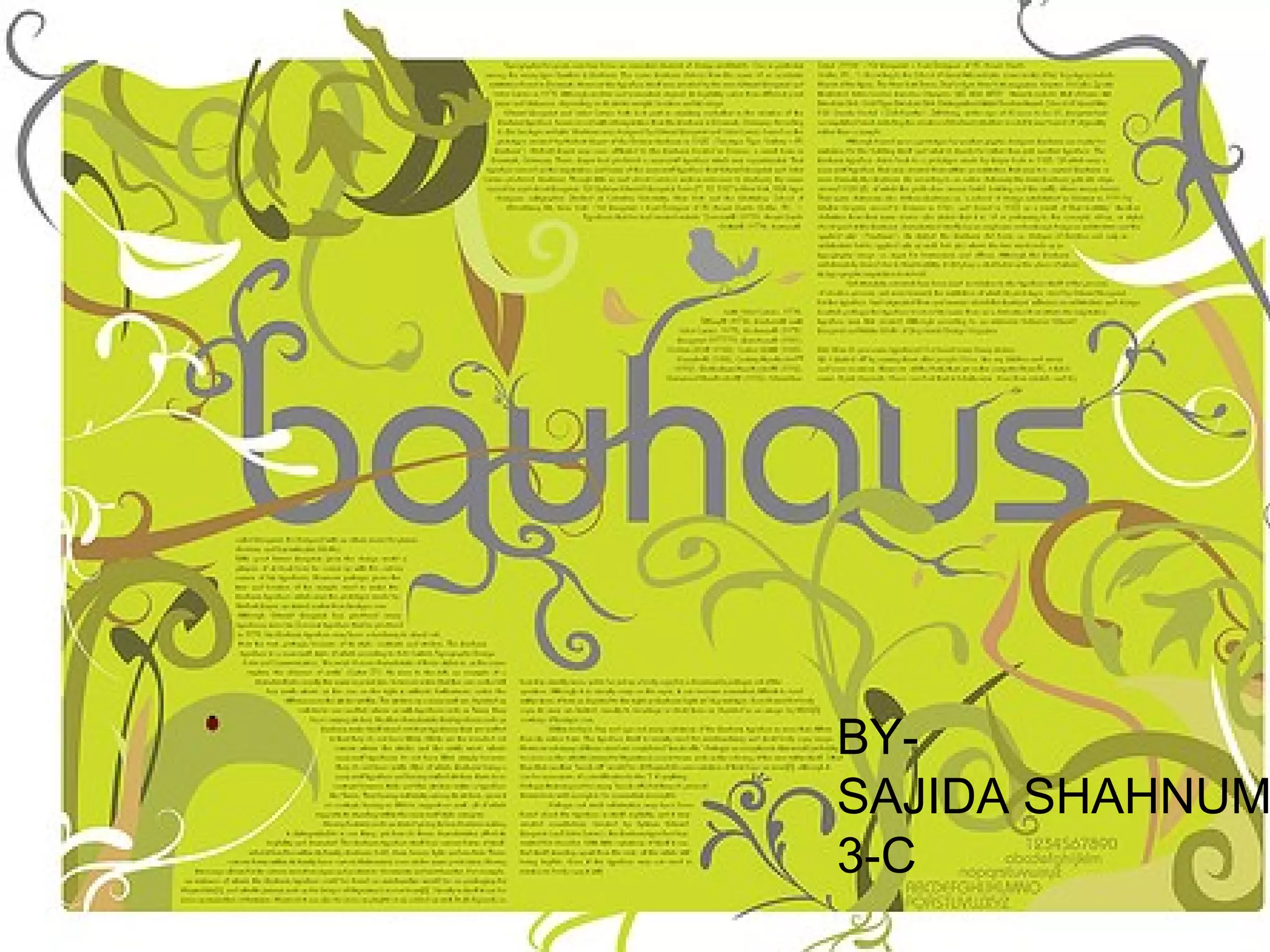 Bauhaus final ppt | PPT