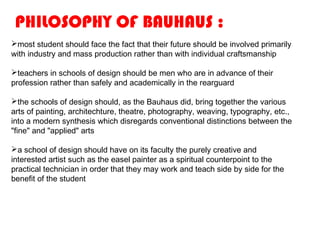 Bauhaus final ppt | PPT