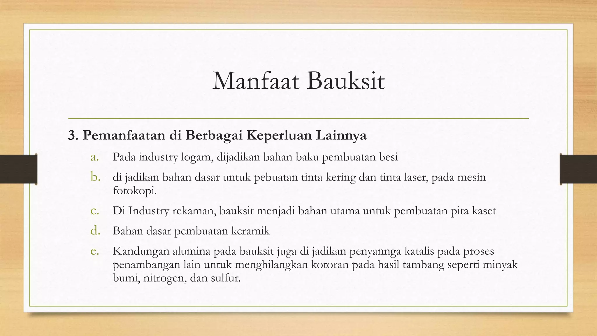 batu Bauksit | PPTX