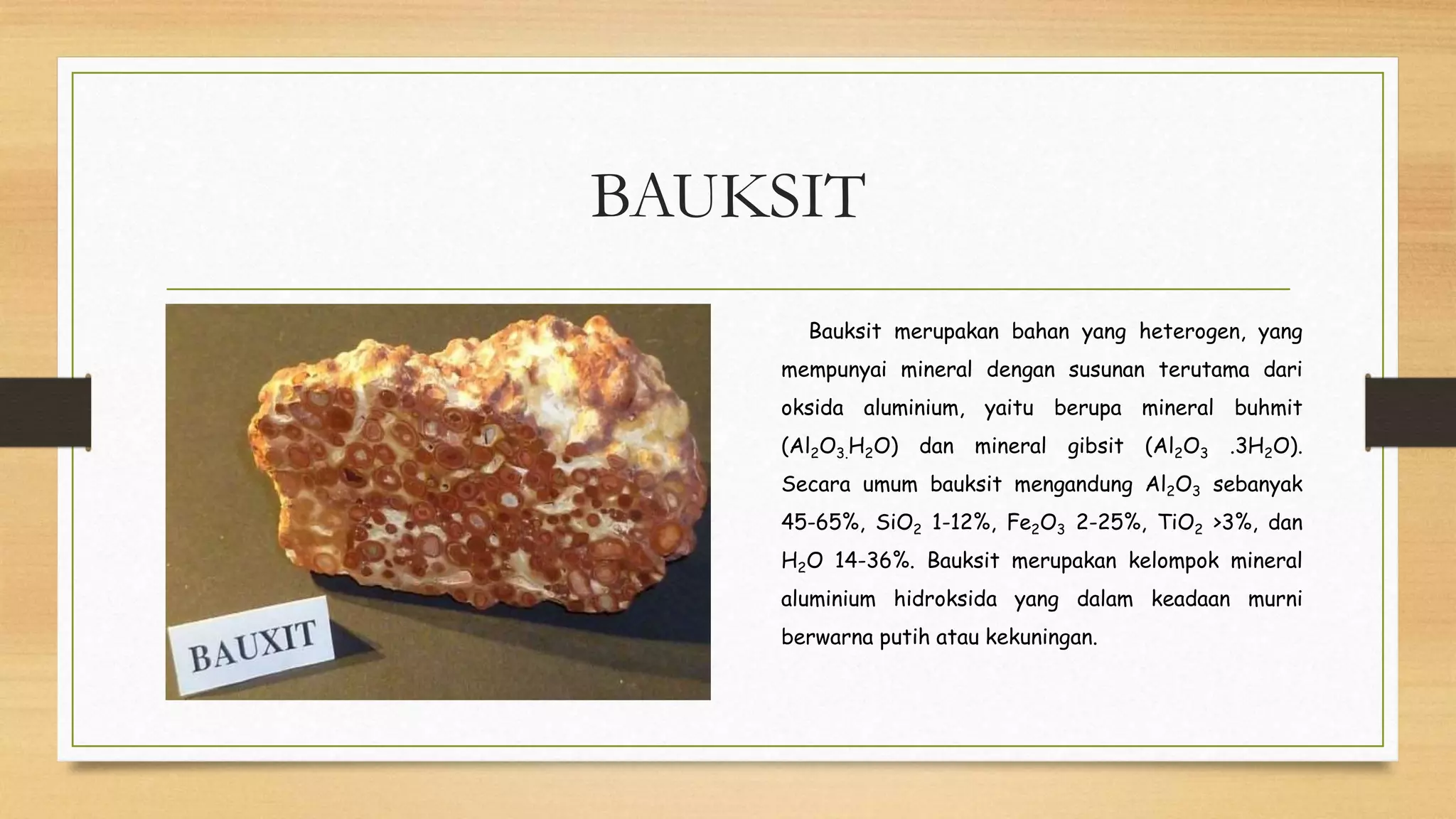 batu Bauksit | PPTX