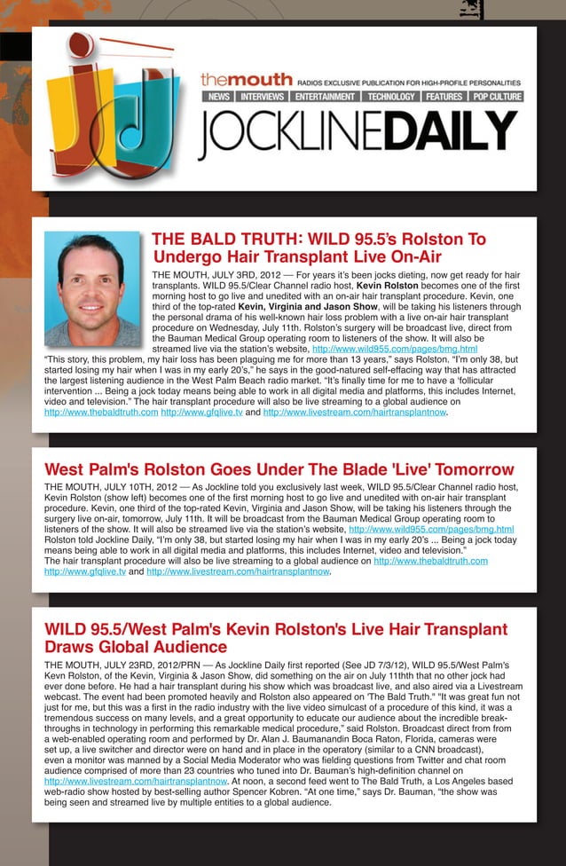 Kevin Rolston - 'JockLine' Article | PDF