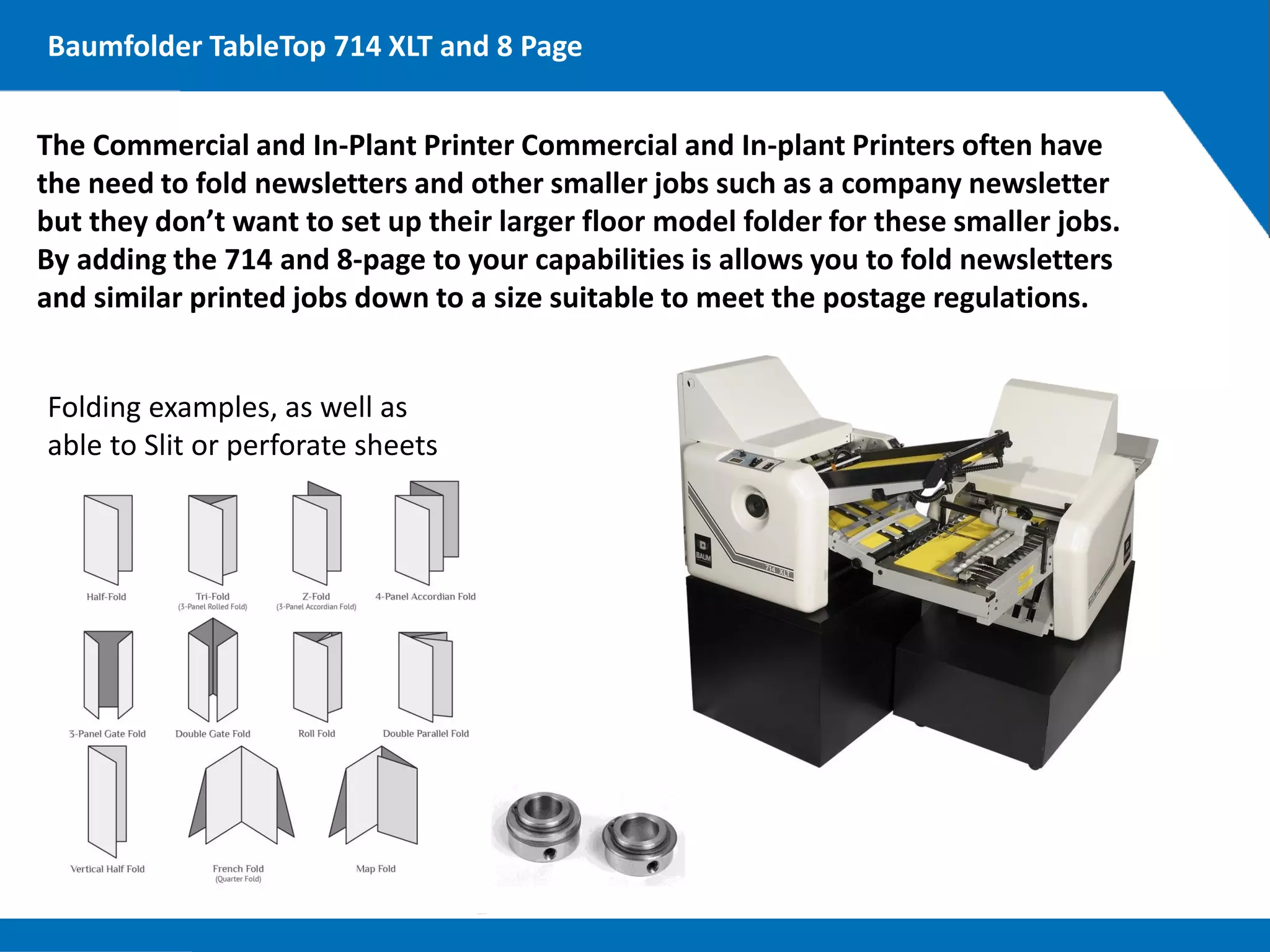 Baumfolder product solutions Guide | PPT