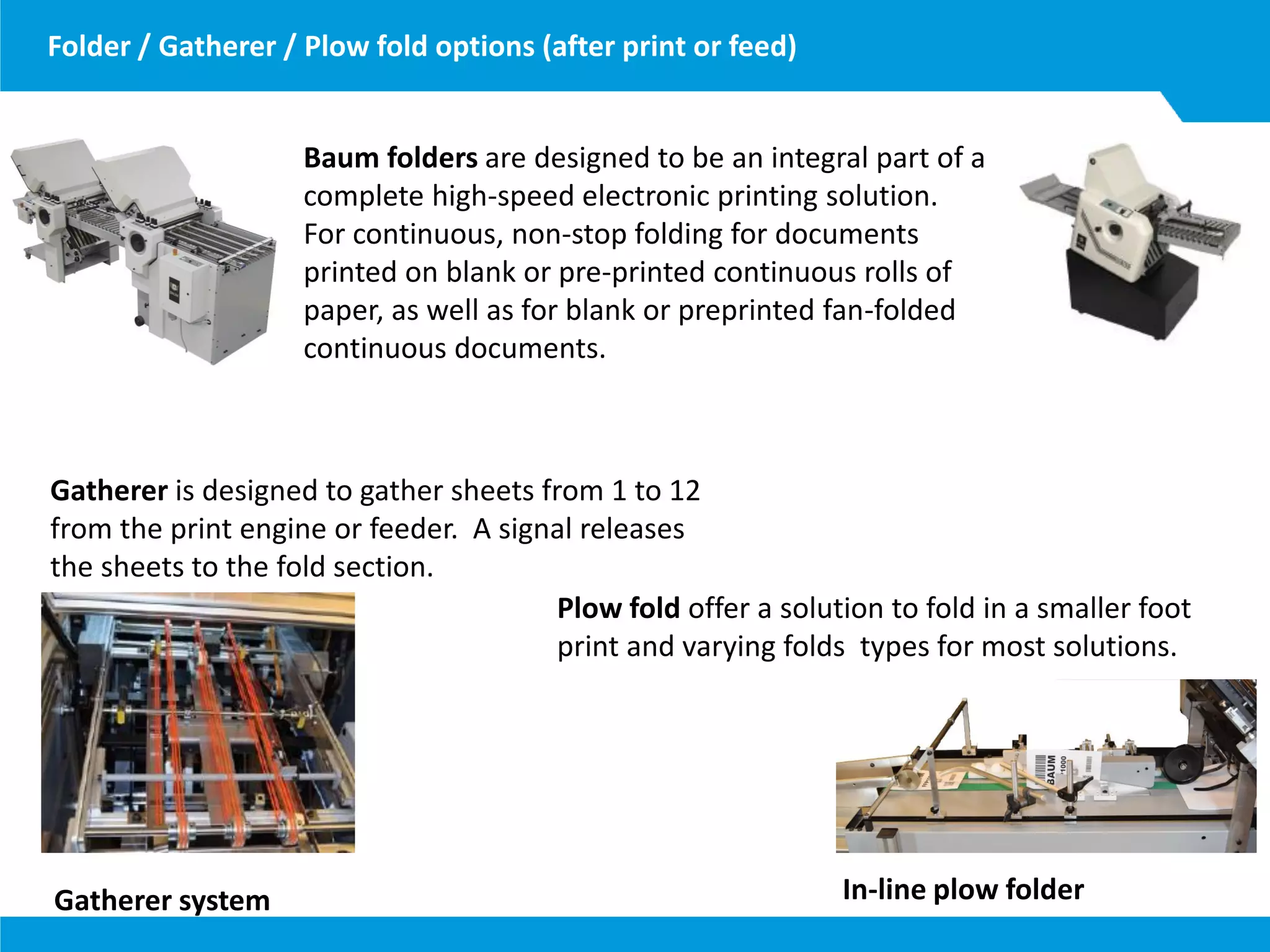 Baumfolder product solutions Guide | PPT
