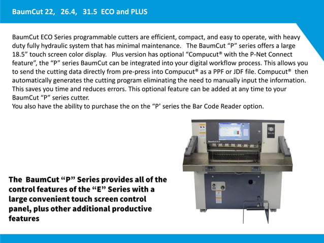 Baumfolder product solutions Guide | PPT